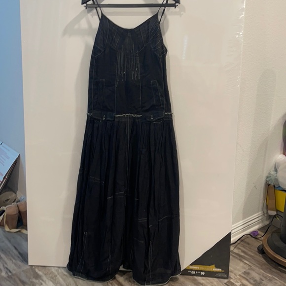 Chaudry KC | Dresses | Chaudry Kc Cottagewitch Core Exposed Seam Black ...